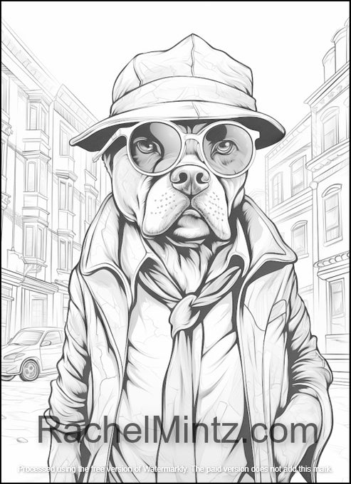 Absurd Life Coloring Book, Surreal Humor Images, Nonsense Grayscale, A ...