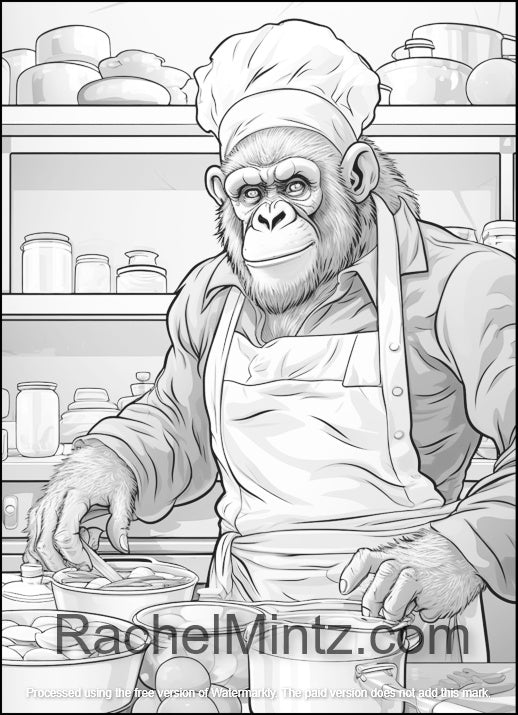 Absurd Life Coloring Book, Surreal Humor Images, Nonsense Grayscale, A ...