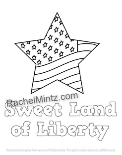 America is Great - Easy Patriotic Coloring Book, Large Patriotic Image ...