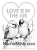 Love Birds, Valentine’s Day Coloring Book, Whimsical Birds & Romantic ...