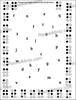 Beginners Braille Tutorial for The Sighted (Digital PDF Pages) Grade 1 ...