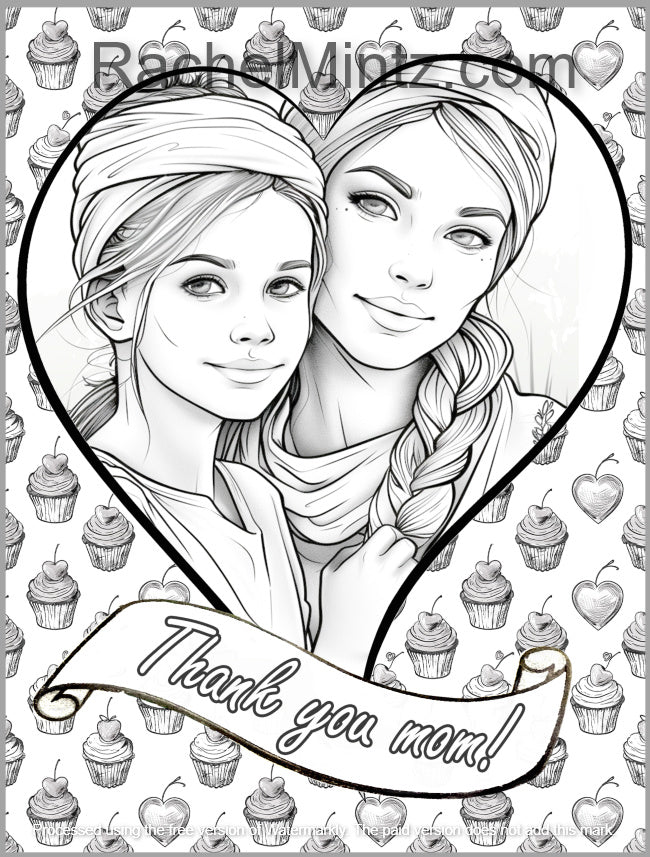 Mom’s Love - Coloring Book for Mother’s Day, Blessings & Love Designs ...