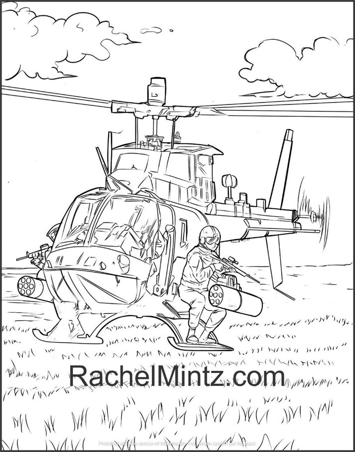 100 Military Coloring Pages - Army Soldiers, Air Force, Special Forces ...