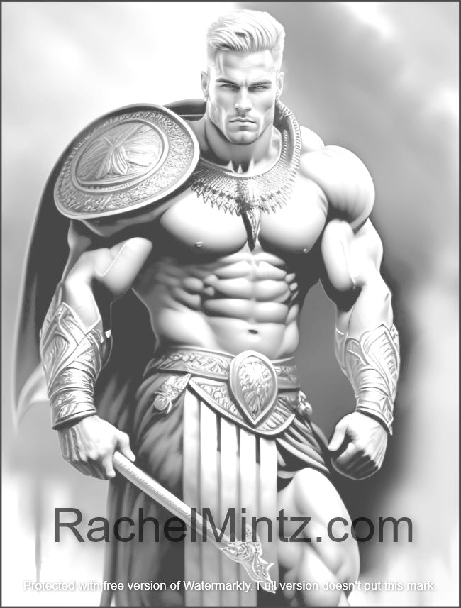Massive Gladiators - Muscular Fantasy Warriors, Bodybuilding Spartans ...