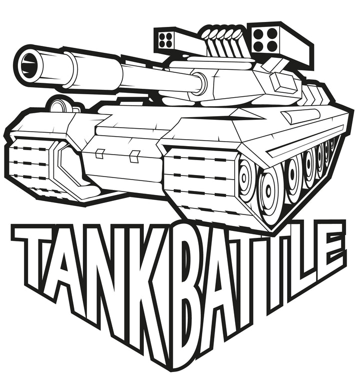 Armored Tanks - Military Theme, PDF Coloring Book For Kids – Rachel ...