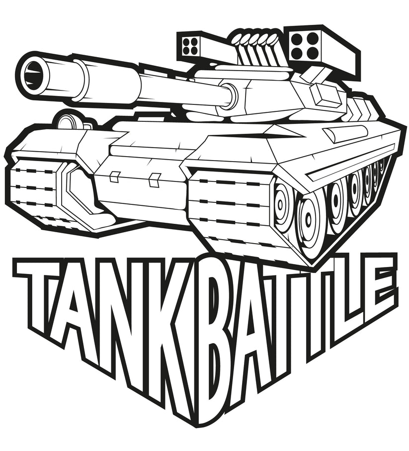 Armored Tanks - Military Theme, PDF Coloring Book For Kids – Rachel ...