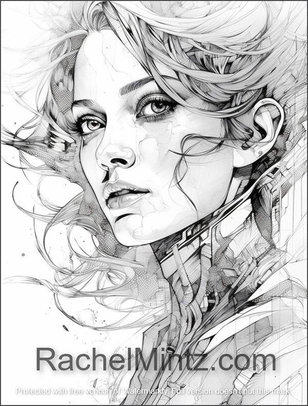 Beauty of the Future - Stunning Portraits of Gorgeous Cyborg Girls, Sc ...