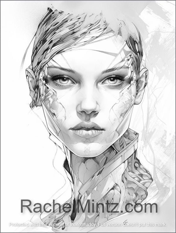 Beauty of the Future - Stunning Portraits of Gorgeous Cyborg Girls, Sc ...