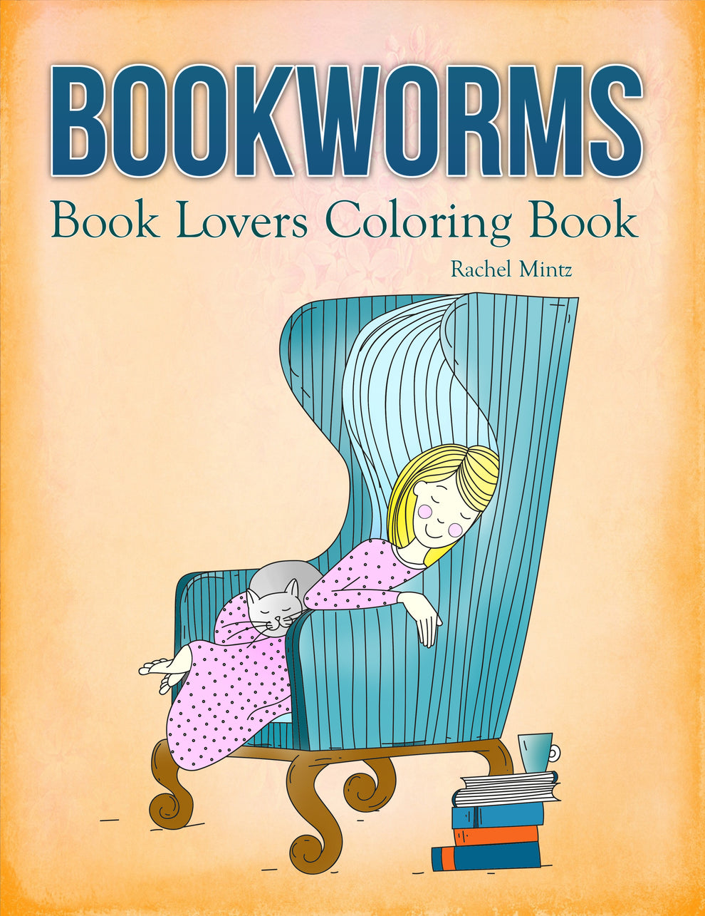 Bookworms - Book Lovers, PDF Coloring Book For Readers - Book Art ...