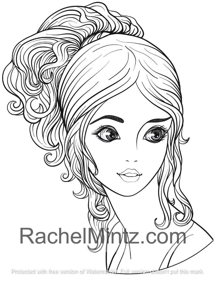 Portraits – Rachel Mintz Coloring Books