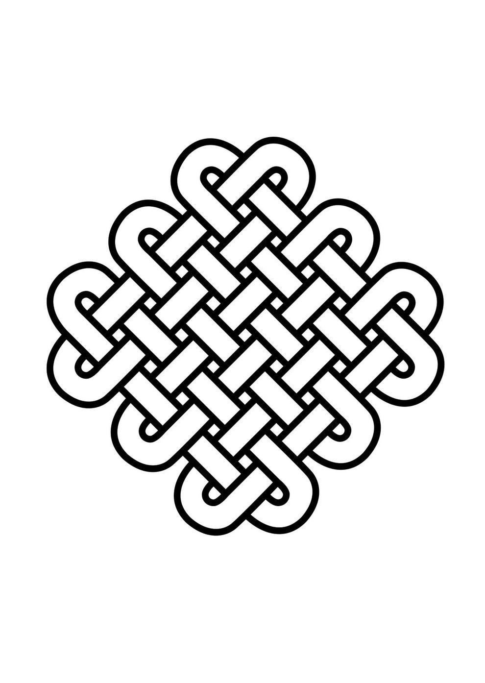 Large Print Celtic Knots - Coloring Book For Seniors / Visually Impair ...