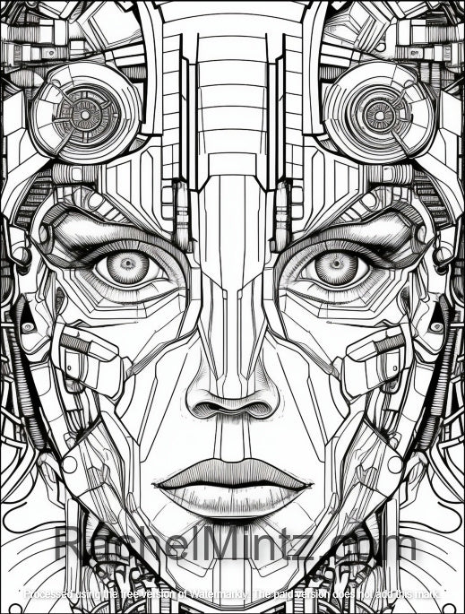 Cyber Beauty - Gorgeous Women Intricate Detailed Portraits, Futuristic ...
