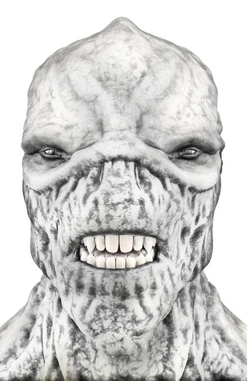 Faces of Horror - Grayscale Monsters, Zombies, Mutants, Demons - PDF C ...