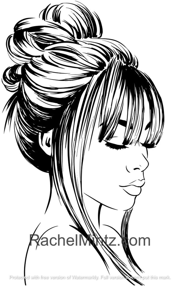 Hairstyles No' 2 - Women With Beautiful Hair Designs, PDF Book – Rachel ...