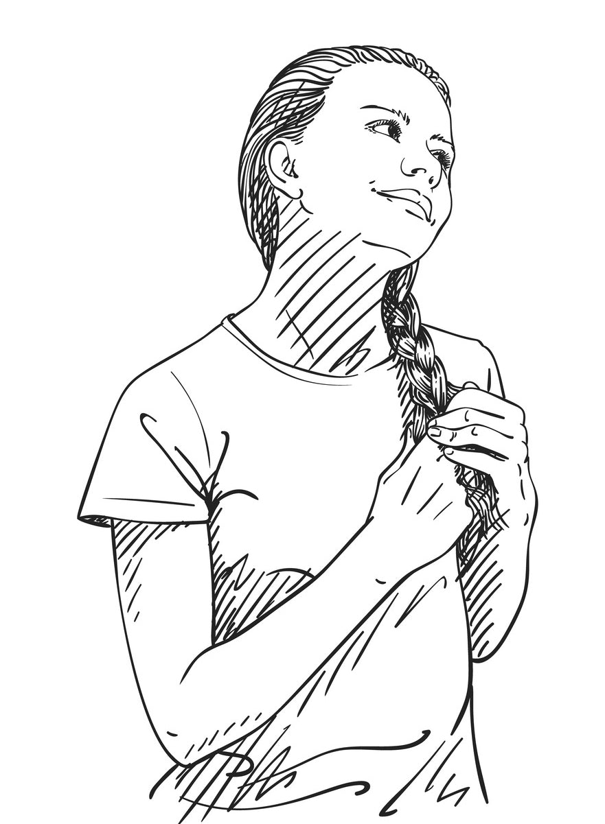 Hand Sketched Figures - Casual Scenes Art To Color (PDF Book) – Rachel ...