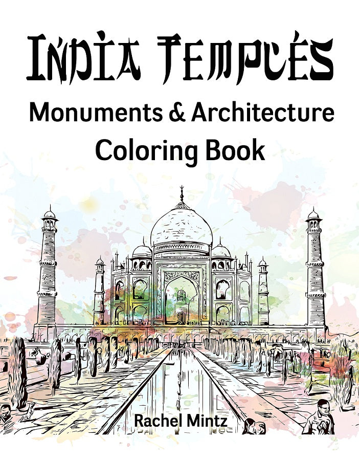 India Temples - Grayscale Sketches Monuments & Architecture, PDF Color ...