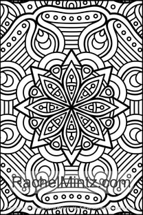 Shanti Mandala - Ethnic Anti Stress Designs Coloring (PDF Book ...