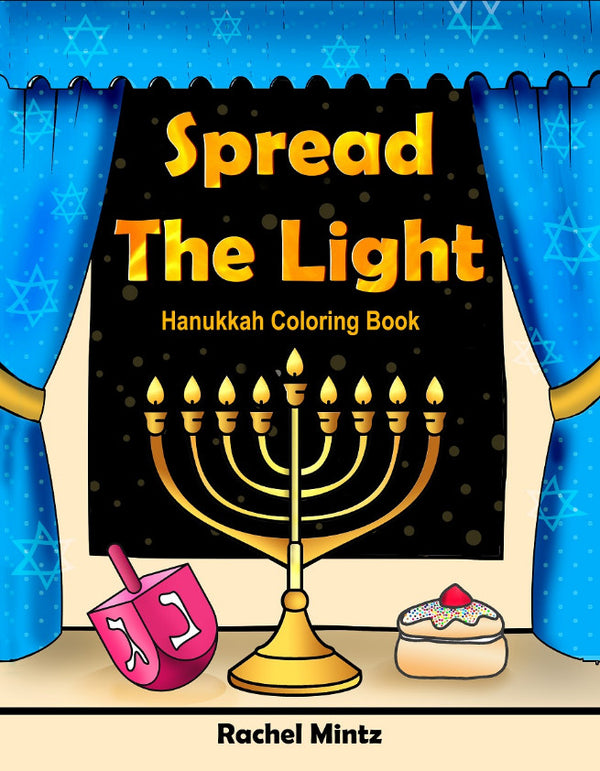 Spread the Light - Hanukkah Coloring Book (Digital PDF Book) – Rachel ...