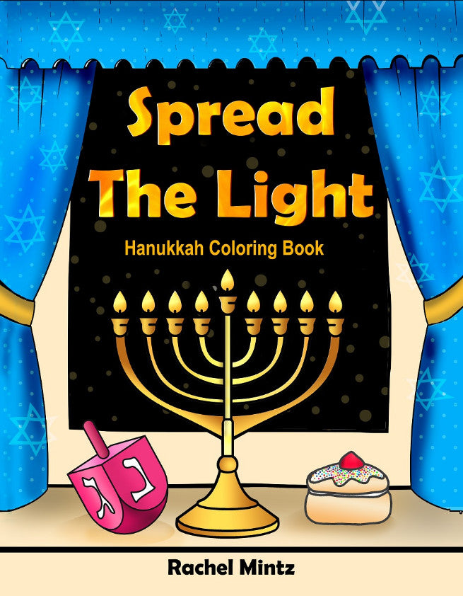 Spread the Light - Hanukkah Coloring Book (Digital PDF Book) – Rachel ...