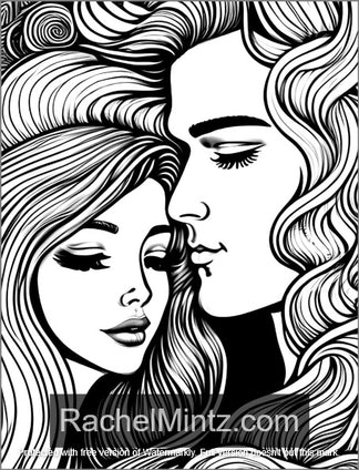 Together Forever - Valentine's Day Coloring Book With Romantic Couples ...