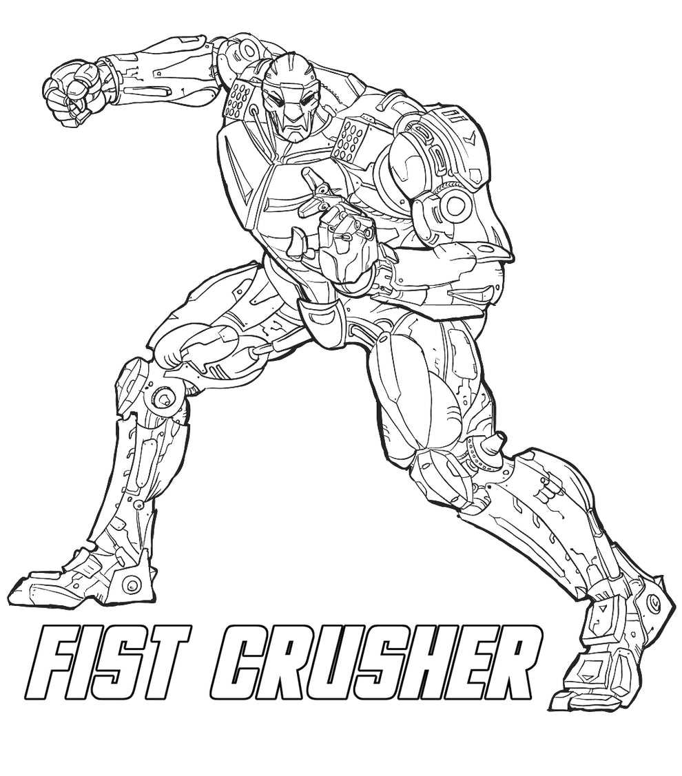 War Robots - Coloring (PDF Book) For Boys - Military Cyborgs & Futuris ...