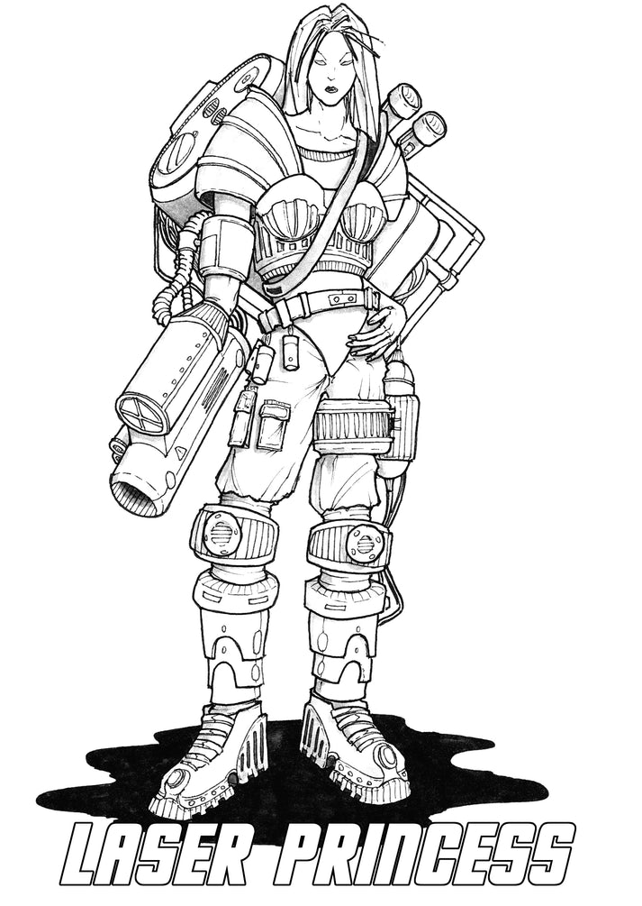 War Robots - Coloring (PDF Book) For Boys - Military Cyborgs & Futuris ...