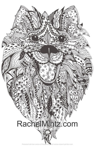 Mandala Dogs Coloring (PDF Book) - Relaxing Cute Ornamental Dog Breeds ...